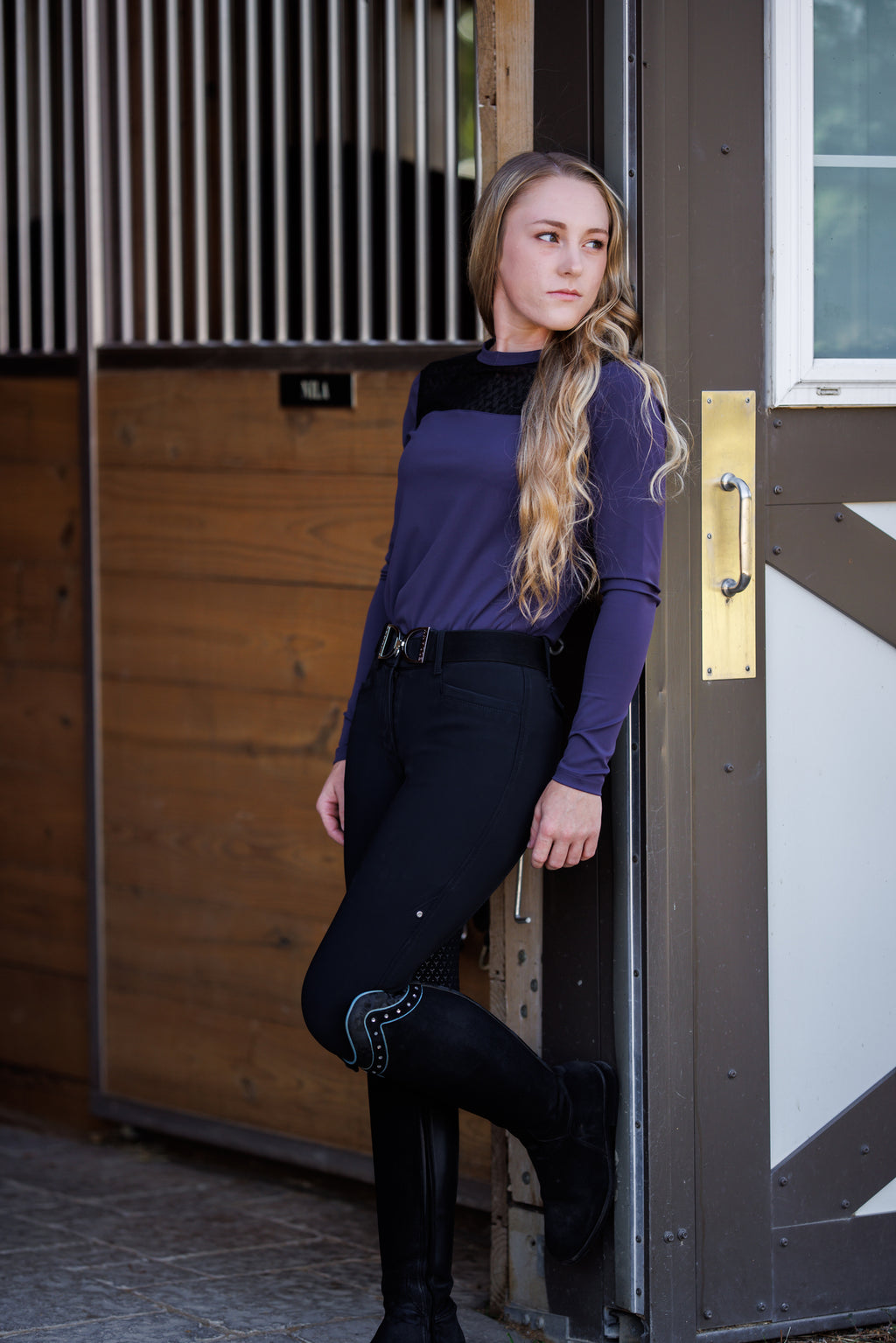 The Danielle Logo Lace Crew – Macha